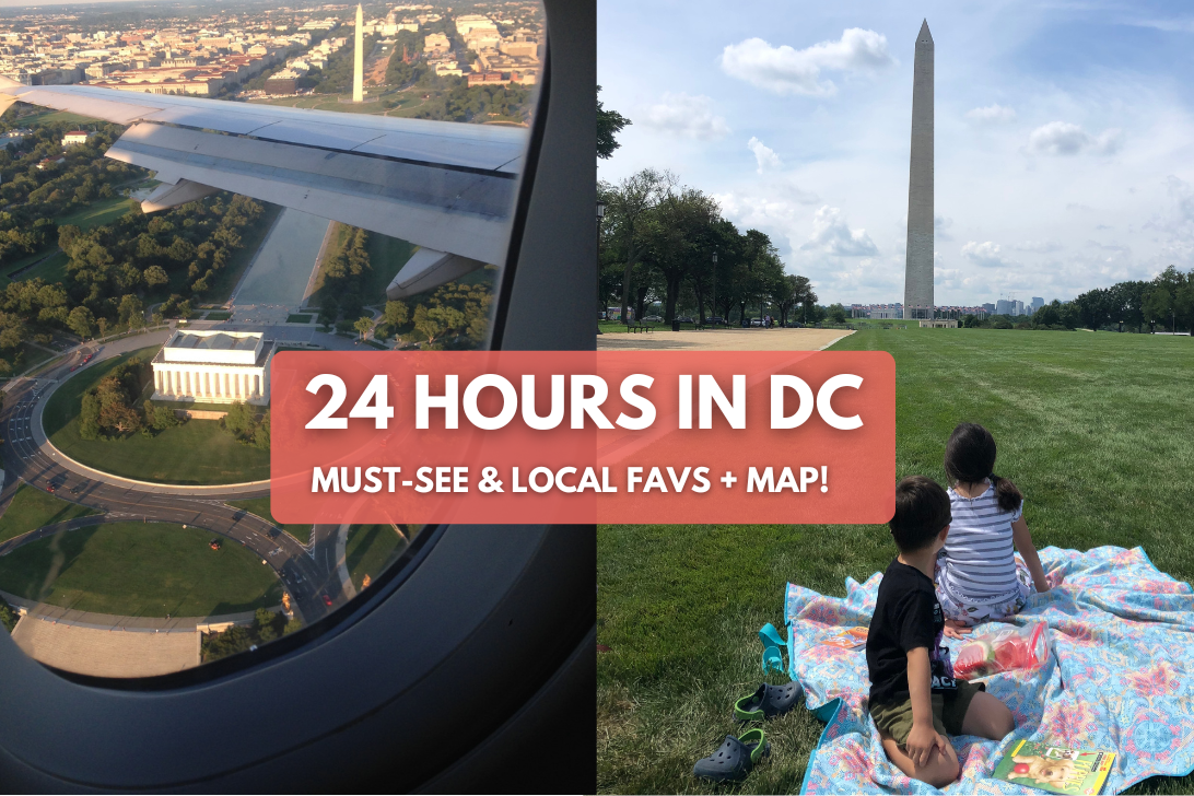 24 Hours in DC from Local Mom with Google Map!